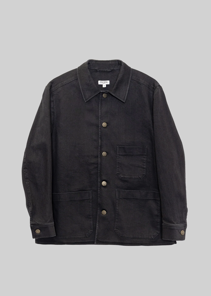 Chores Coat Black Denim – American Trench