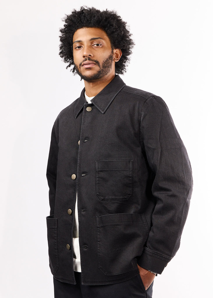 Chores Coat Black Denim – American Trench