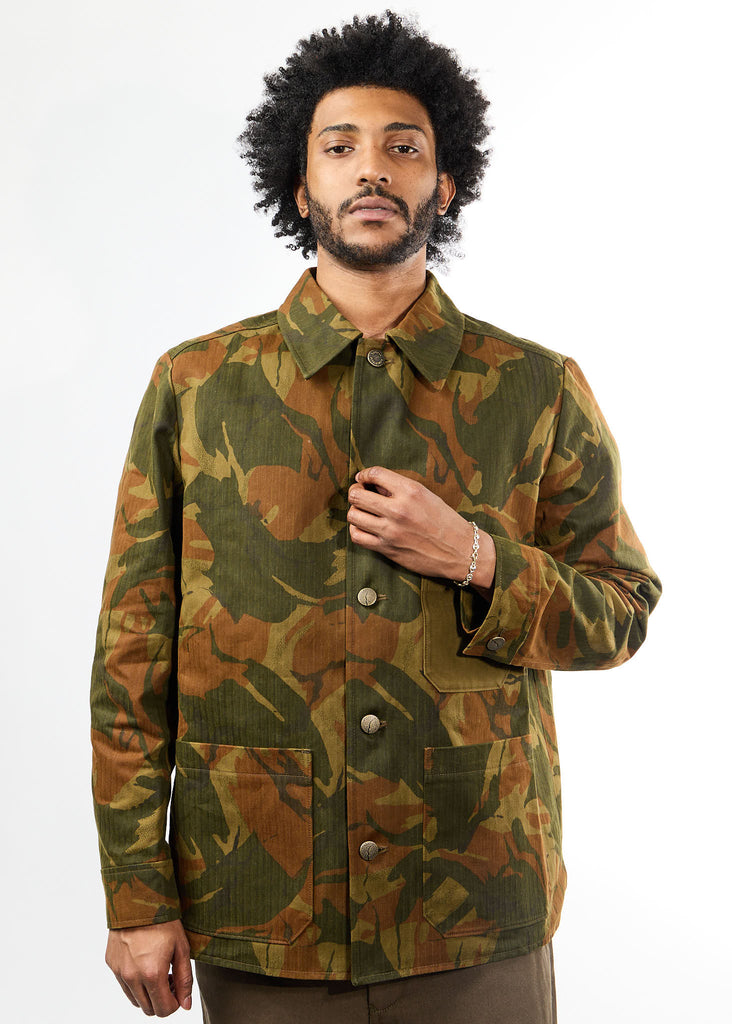 Chores Coat Waxed Camo – American Trench