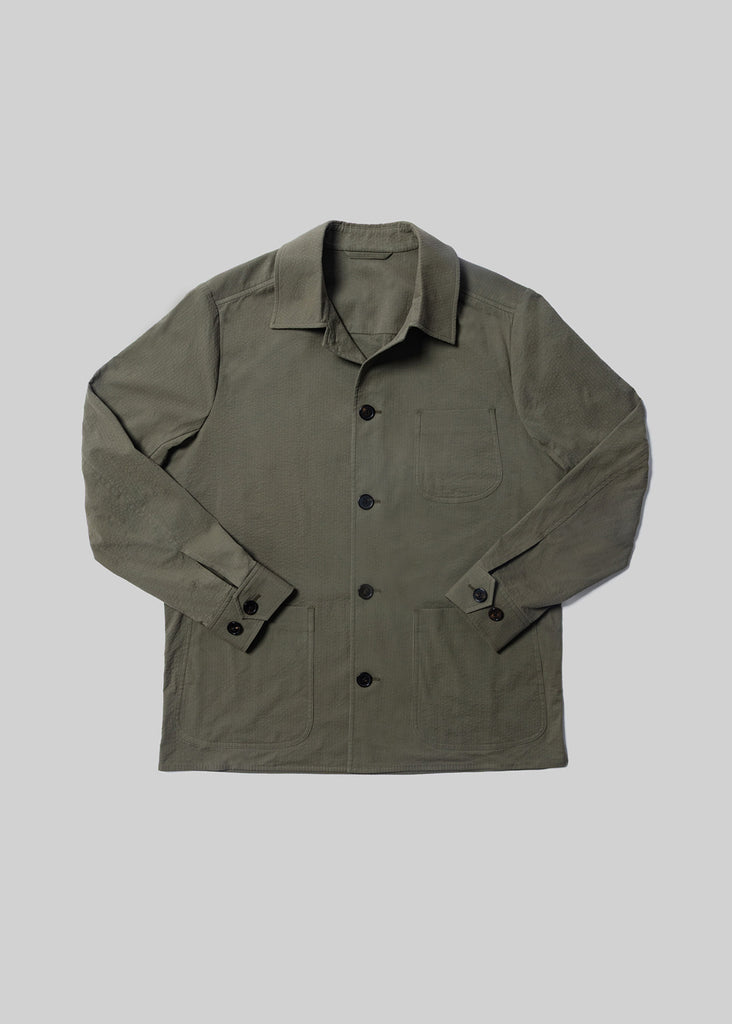 J. Press x American Trench Seersucker Chore Coat